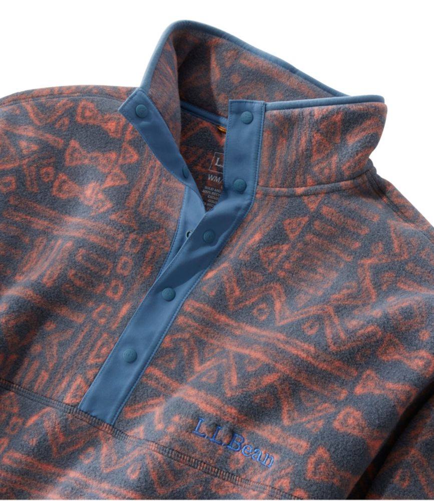 Adults' Bean's Classic Fleece Pullover, Print | Men's at L.L.Bean