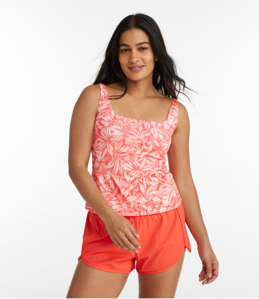 Women's New Currents Swimwear, Squareneck Tankini Top Print | Swimwear ...