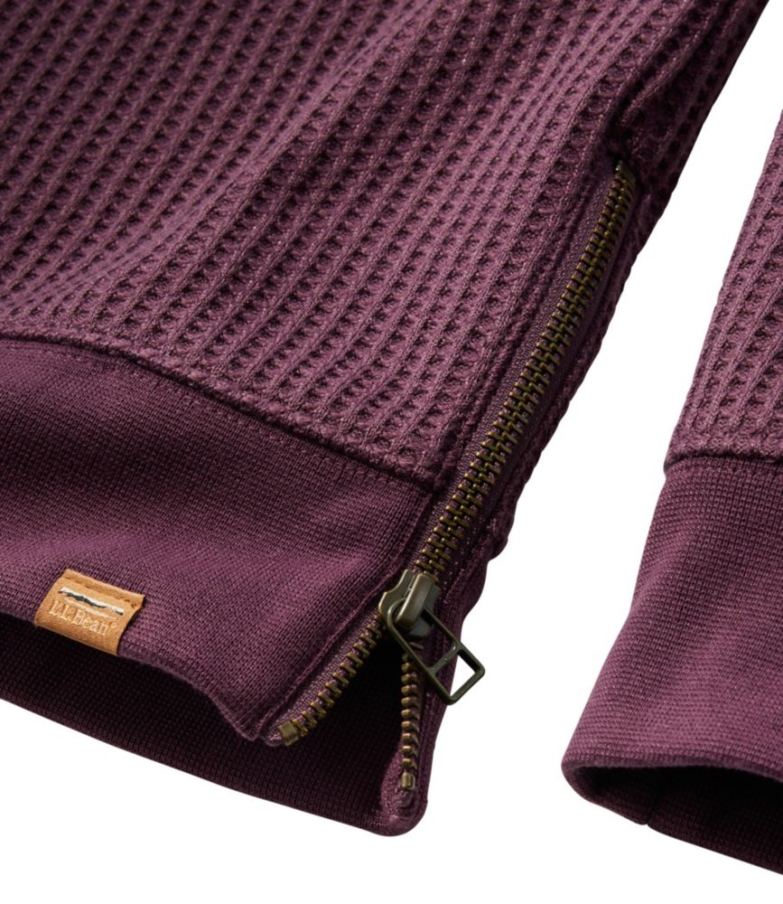 Women's Birchwood Brushed Waffle Top, Crewneck | Shirts & Tops at L.L.Bean