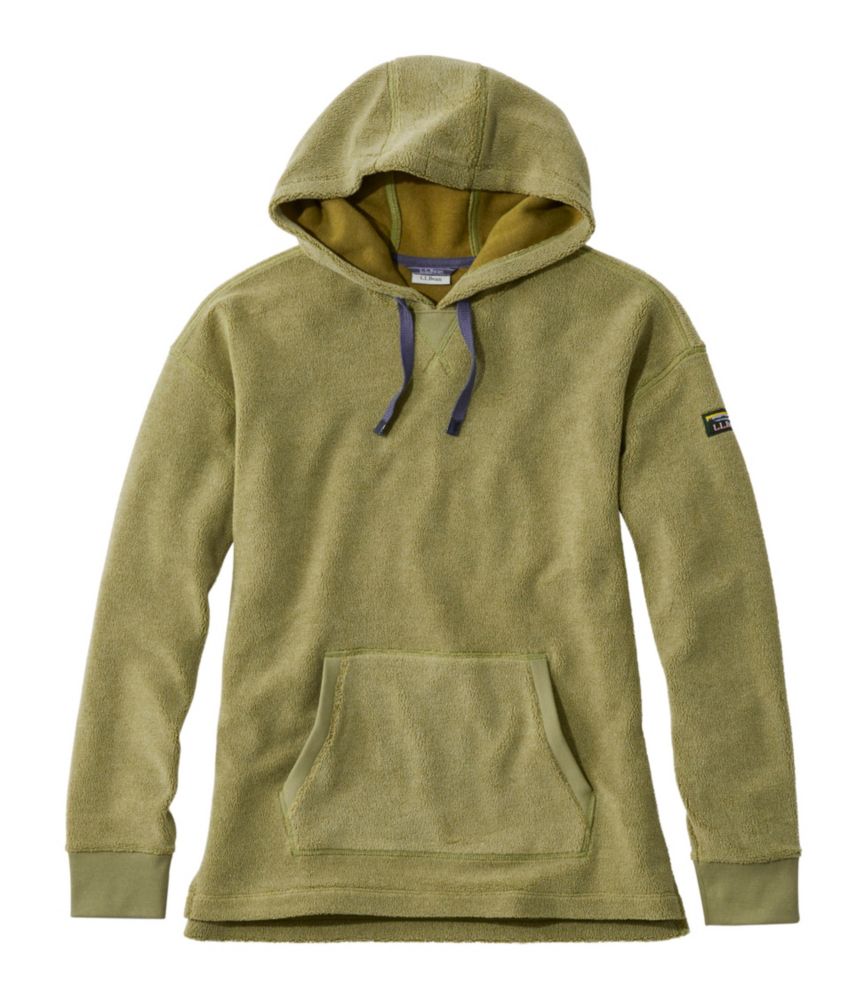 Women's Tumbled Sherpa, Hooded Pullover | Fleece at L.L.Bean