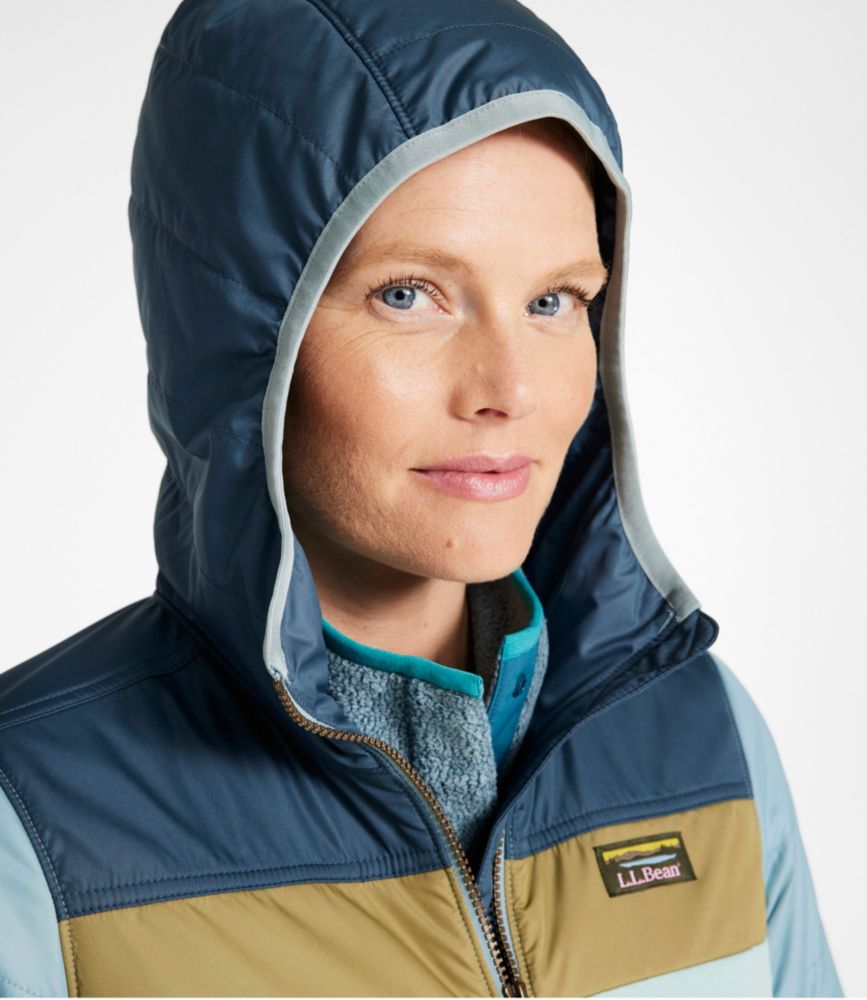 Women's Mountain Classic Puffer Coat, Colorblock | Insulated Jackets at ...