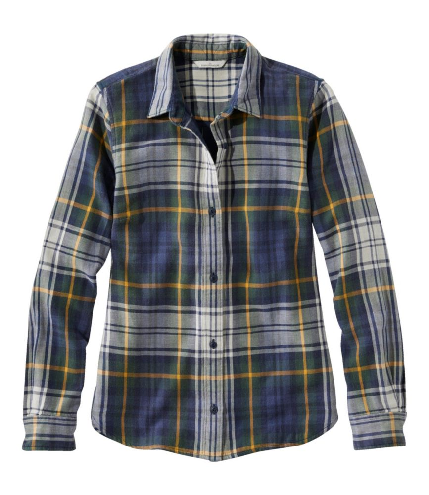 Women's Signature Cotton Double-Weave Shirt, Long-Sleeve | Shirts ...