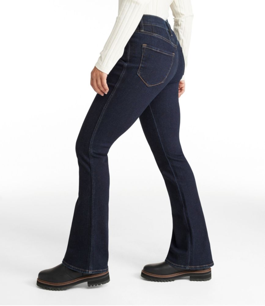 Women's Signature Stretch Jeans, High-Rise Flare | Pants & Jeans at L.L ...