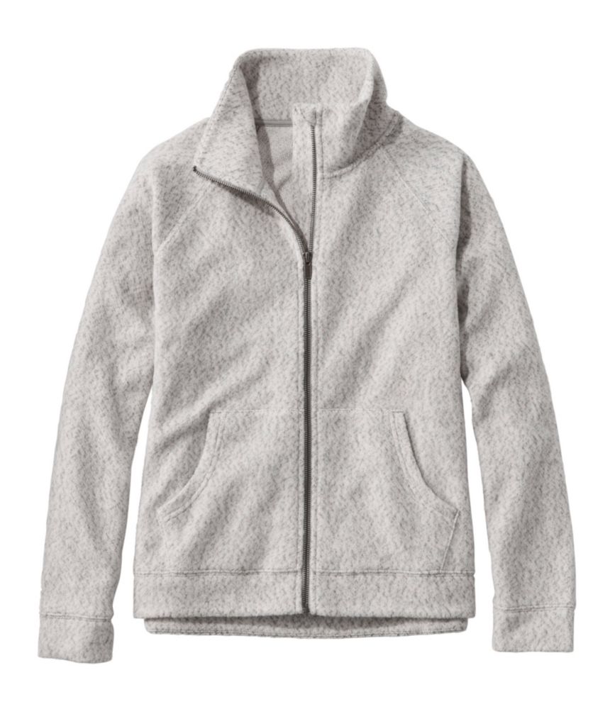 Women's Heritage Marled Fleece, Zip Cardigan | Sweatshirts at L.L.Bean