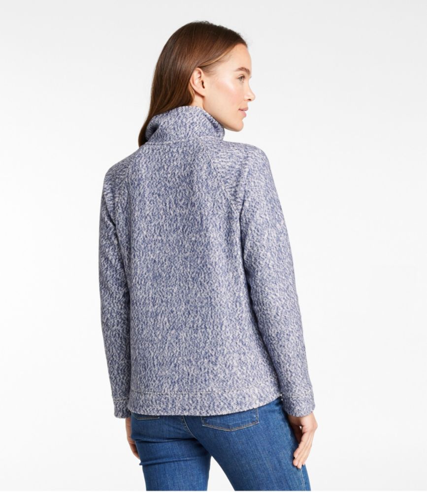 Women's Heritage Marled Fleece, Zip Cardigan | Sweatshirts at L.L.Bean