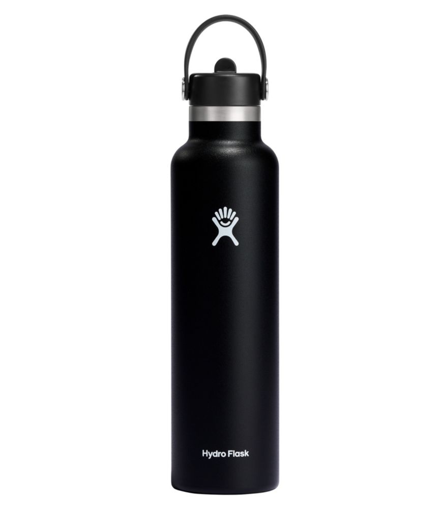Hydro Flask Standard Mouth Water Bottle with Flex Straw Cap, 24 oz ...