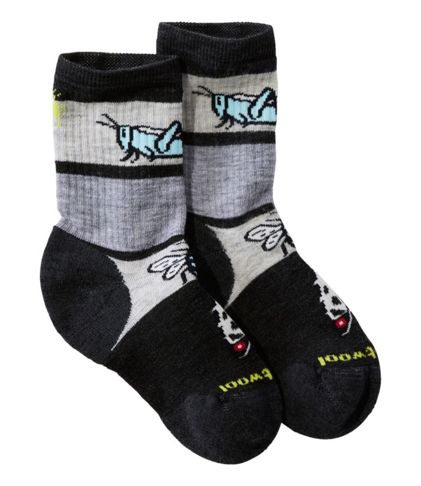Kids' Smartwool Hike Full-Cushion Crew Socks, Garden Bugs | Socks at L ...