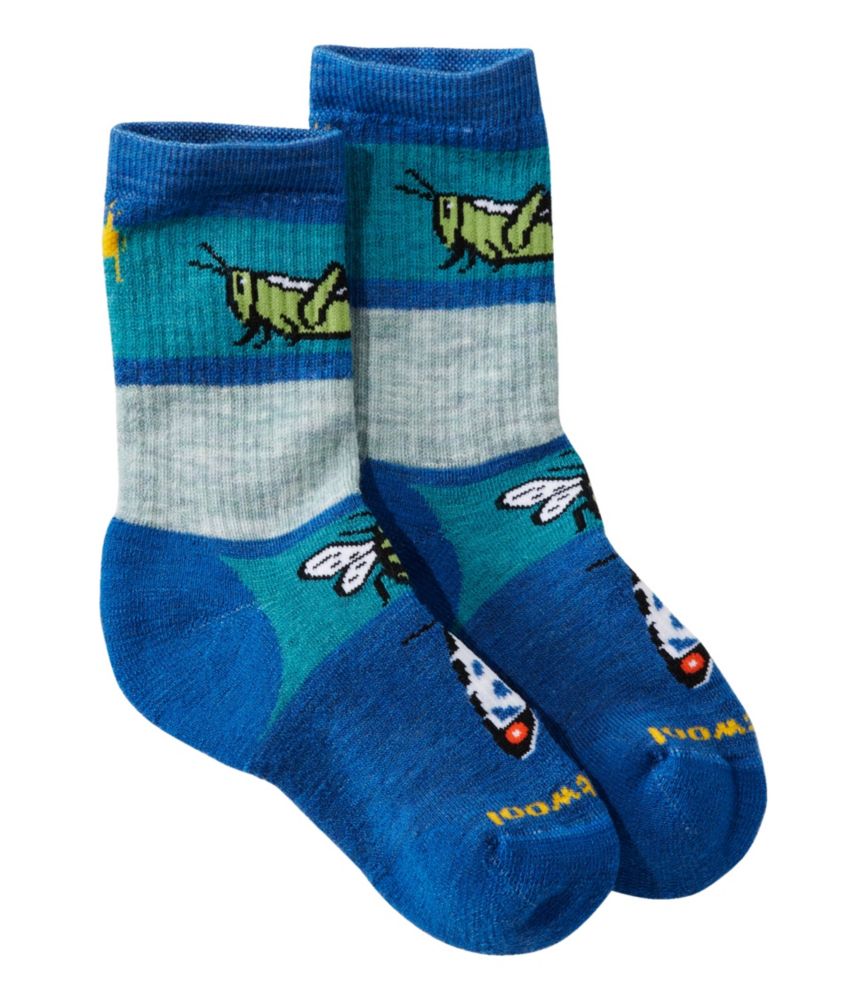 Kids' Smartwool Hike Full-Cushion Crew Socks, Garden Bugs | Socks at L ...