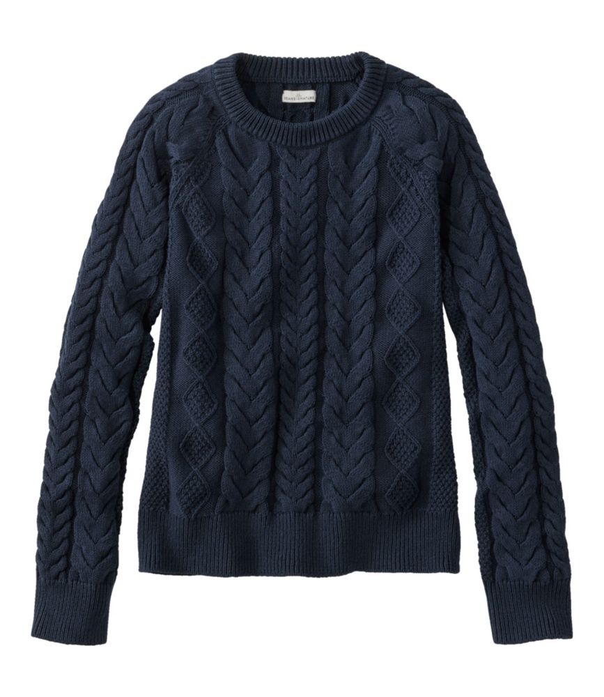 Women's Signature Classic Fisherman Sweater, Crewneck | Sweaters at L.L ...