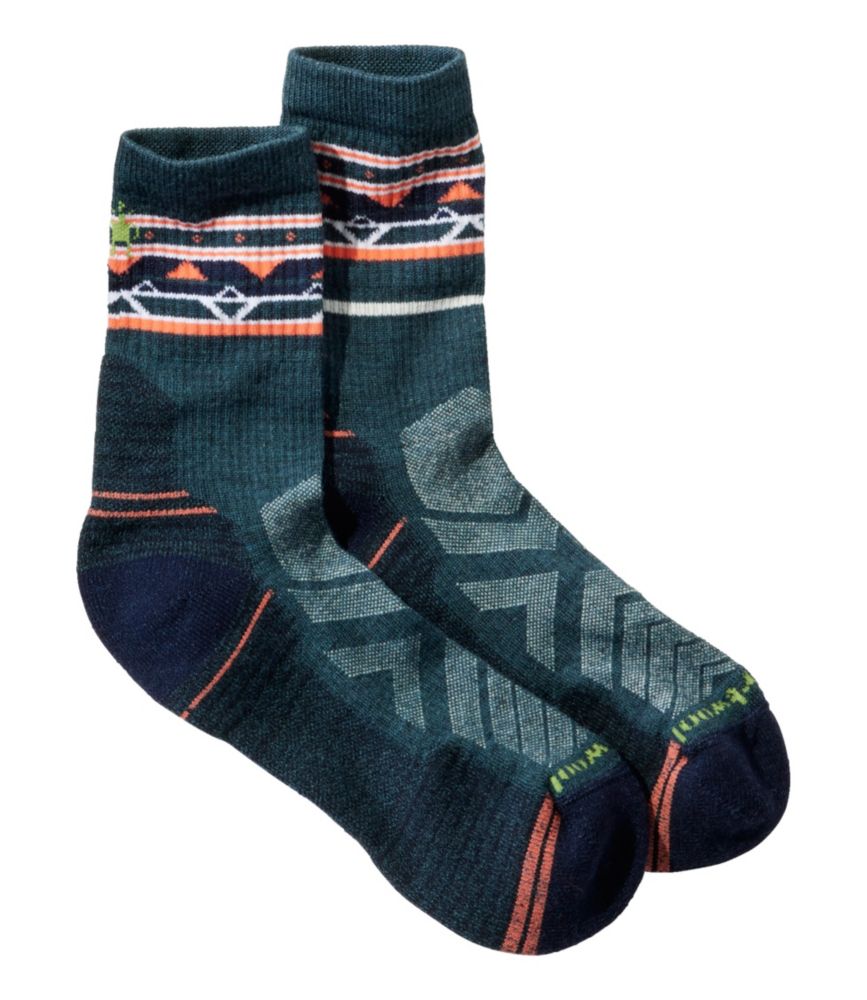 Women's Smartwool Hike Light Mid-Crew Zig Zag Sock | Socks at L.L.Bean