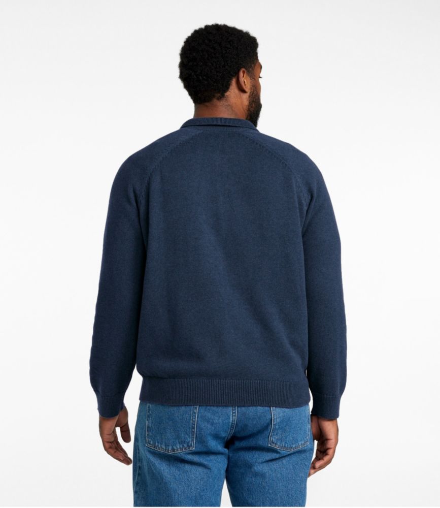 Men's Wicked Soft Cotton/Cashmere Sweater, Rugby Polo