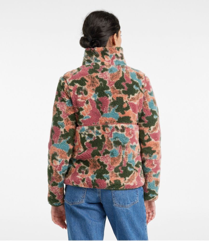 Women's Bean's Sherpa Fleece Pullover, Print