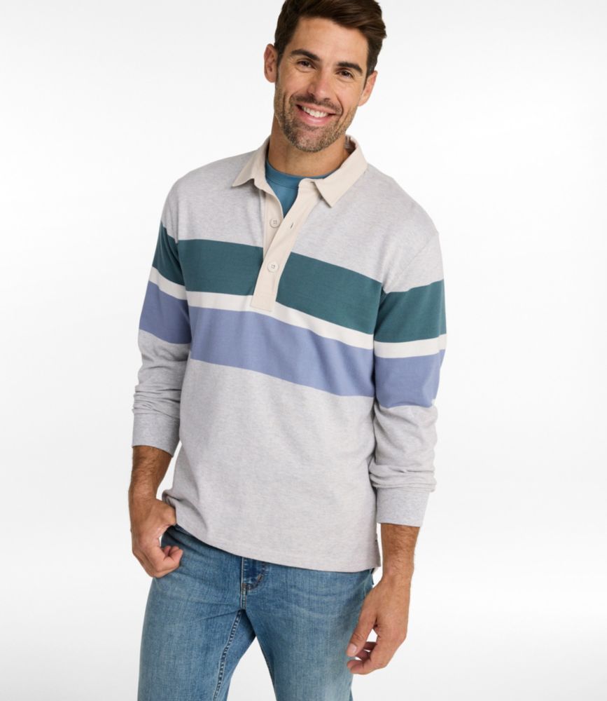 Men's Bean's Vintage Soft Rugby, Chest Stripe