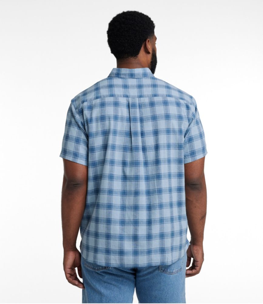 Men's Backyard BBQ Shirt, Short-Sleeve, Traditional Untucked Fit, Plaid ...