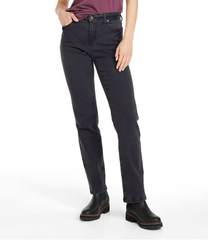Women's True Shape Jeans, High-Rise Straight-Leg | Pants & Jeans at L.L ...