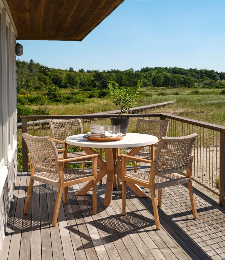 Composite-Top Round Table