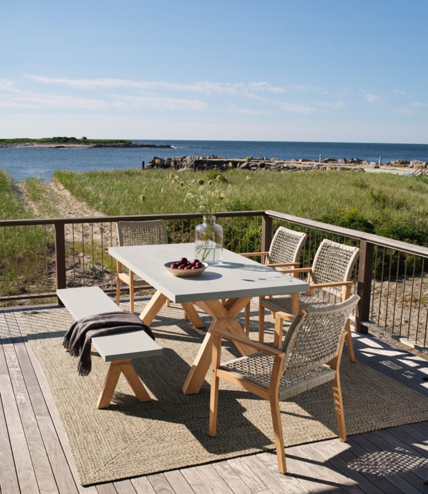 Composite-Top Farmhouse Dining Set