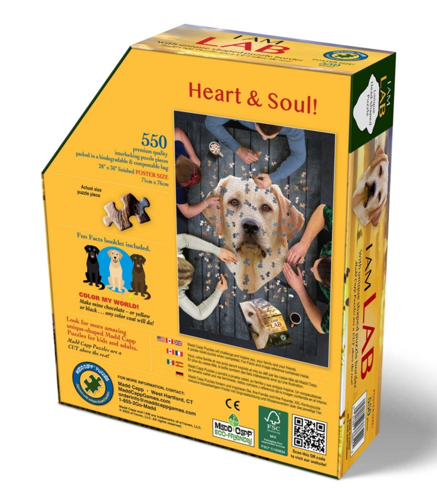 Poster Size Yellow Lab Puzzle, 550 Pieces | Games & Outdoor Toys at L.L ...