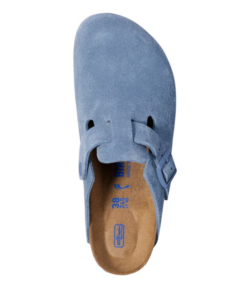 Women's Birkenstock Soft Footbed Boston Clogs, Suede | Casual at L.L.Bean