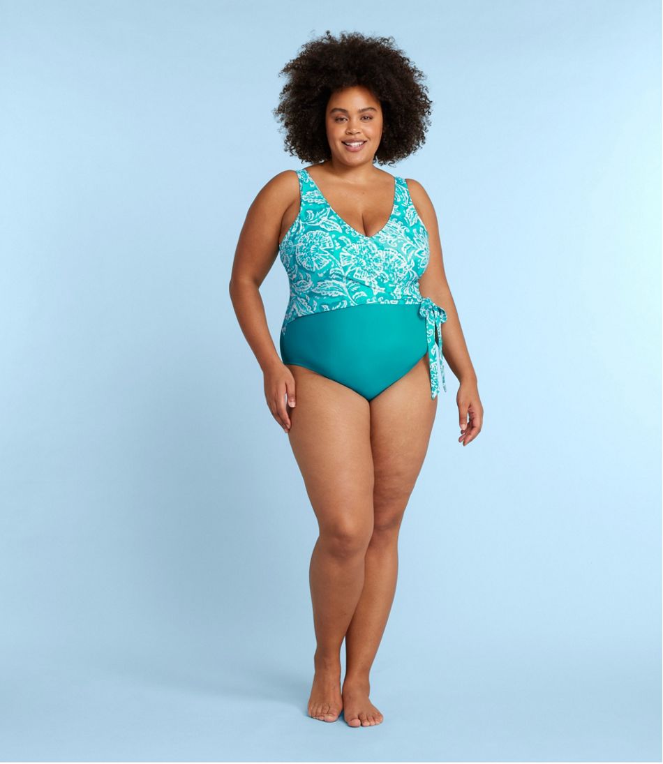 Women's L.L.Bean x Summersalt The Perfect Wrap One-Piece Women's L.L.Bean x Summersalt The Perfect Wrap One-Piece