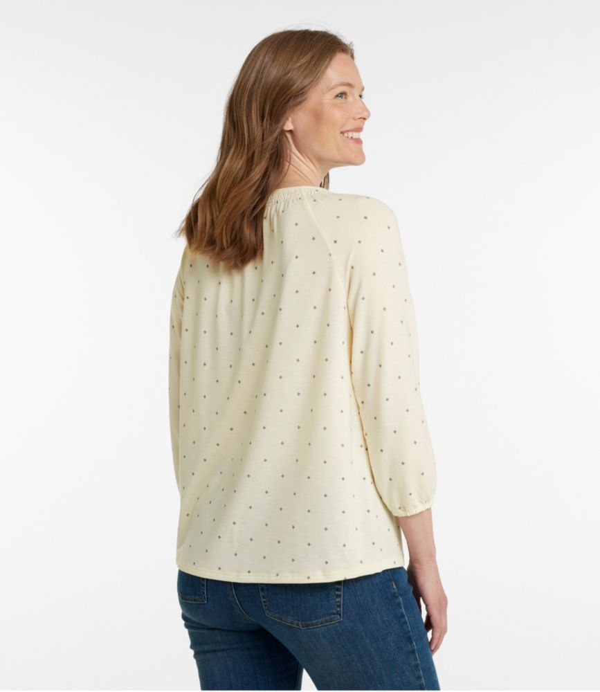 Women's Camden Hills Tee, Three-Quarter-Sleeve Print | Tees & Knit Tops ...