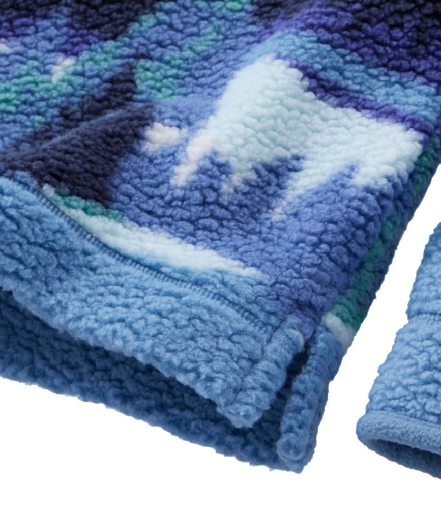 Women's Cozy Cottage Fleece, Funnelneck Pullover Landscape Print ...