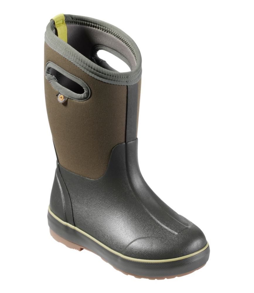Kids' Bogs Classic Boots, Dark Green | Rain & Snow Boots at L.L.Bean