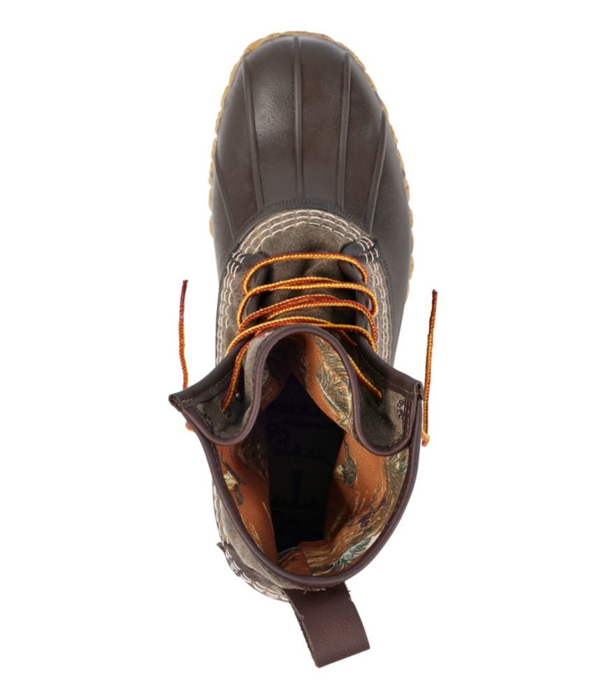 Men's L.L.Bean and Noah Kahan Bean Boots, 8" Comfort-Lined Wax Canvas ...