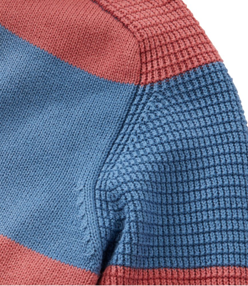 Men's Sunwashed Textured Cotton Sweater, Hoodie, Stripe